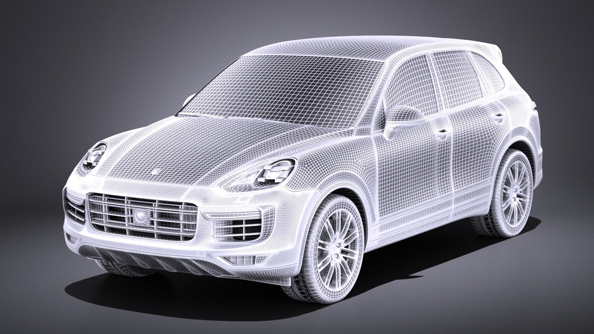 2016 Porsche Cayenne 3D Model - TurboSquid 1227610