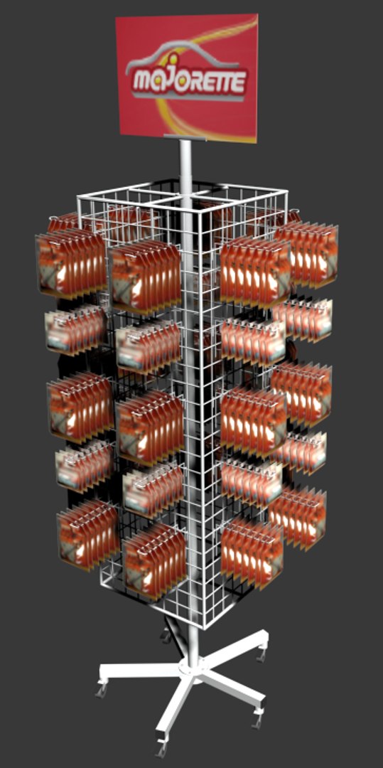 Shelf Merchandise 3d Model