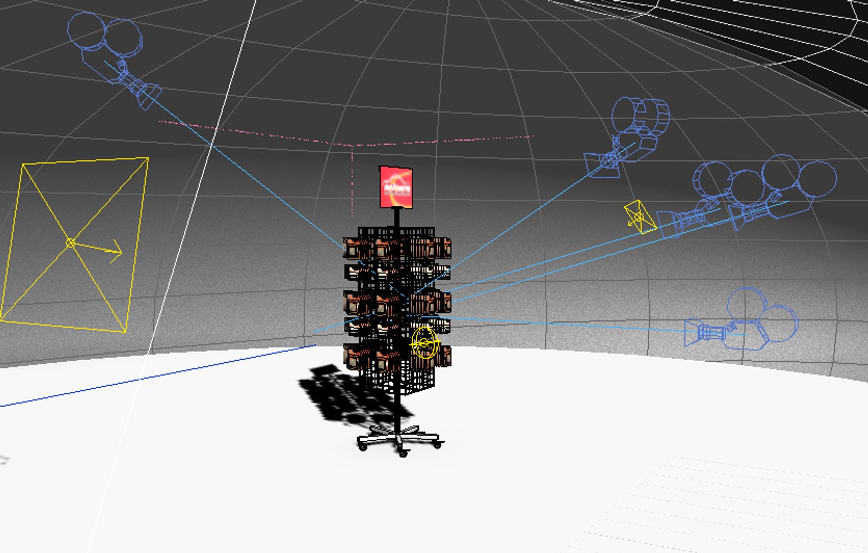 Shelf Merchandise 3d Model