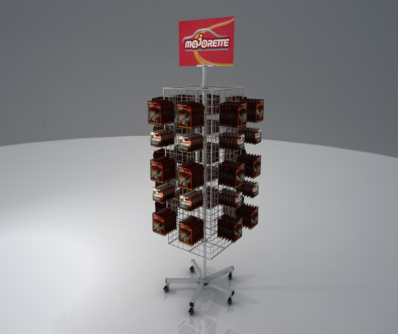 Shelf Merchandise 3d Model