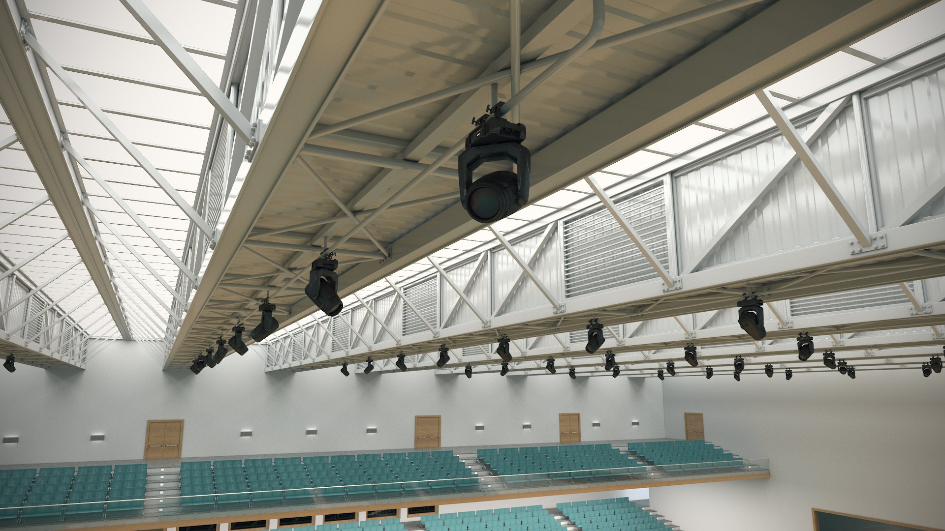 3D Sports Hall - TurboSquid 1519421