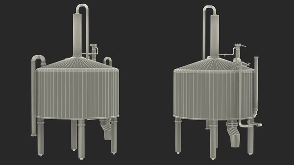 Distillation tank 3D model - TurboSquid 1633909