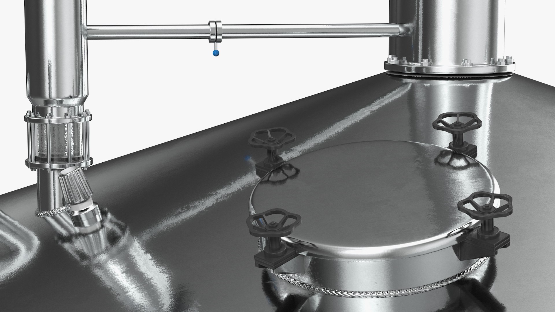 Distillation Tank 3D Model - TurboSquid 1633909