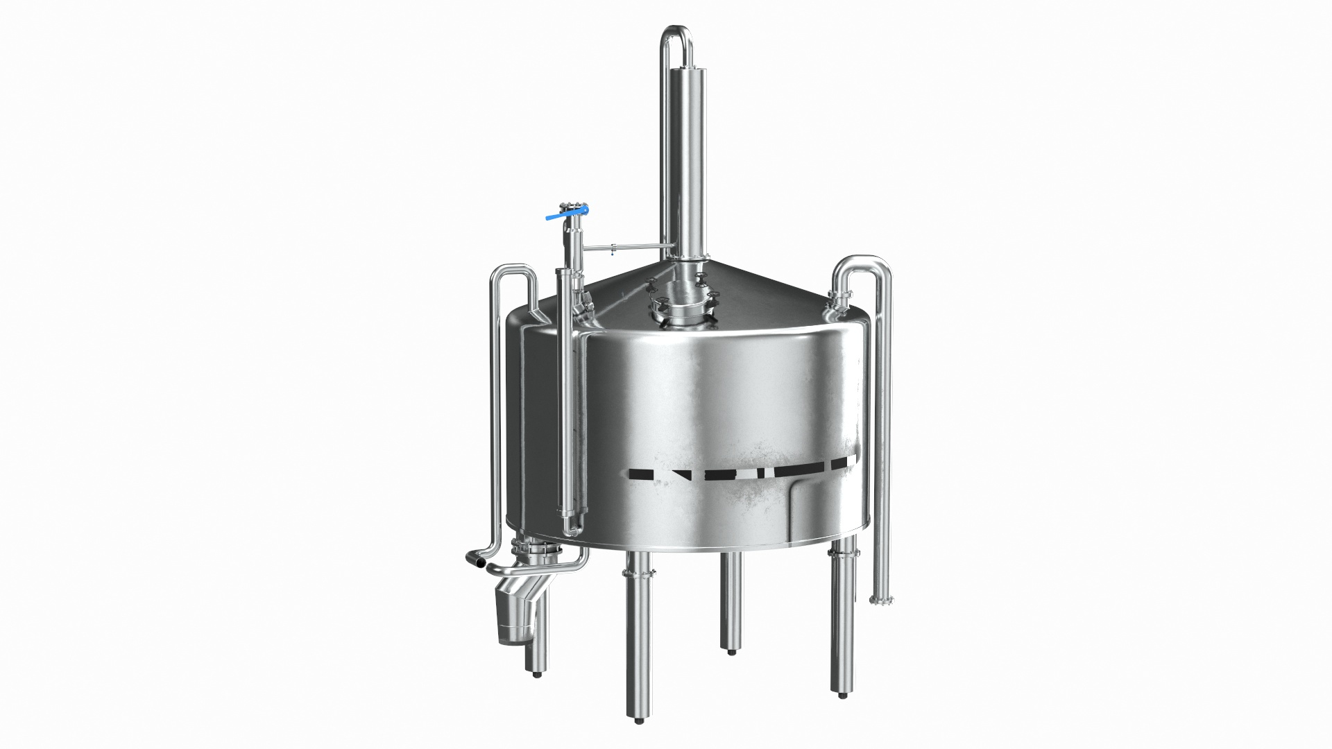 Distillation Tank 3D Model - TurboSquid 1633909