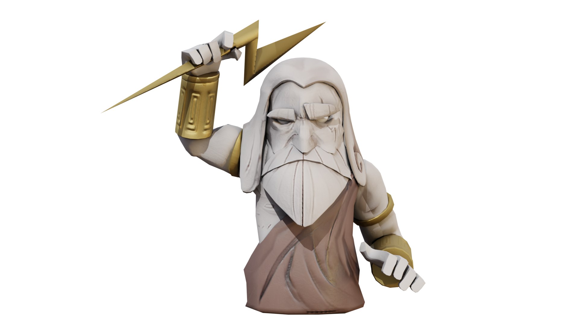 Statue Zeus Model - TurboSquid 2220544