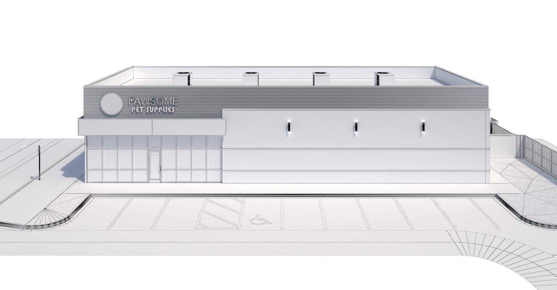 Store architecture shopping model - TurboSquid 1671832