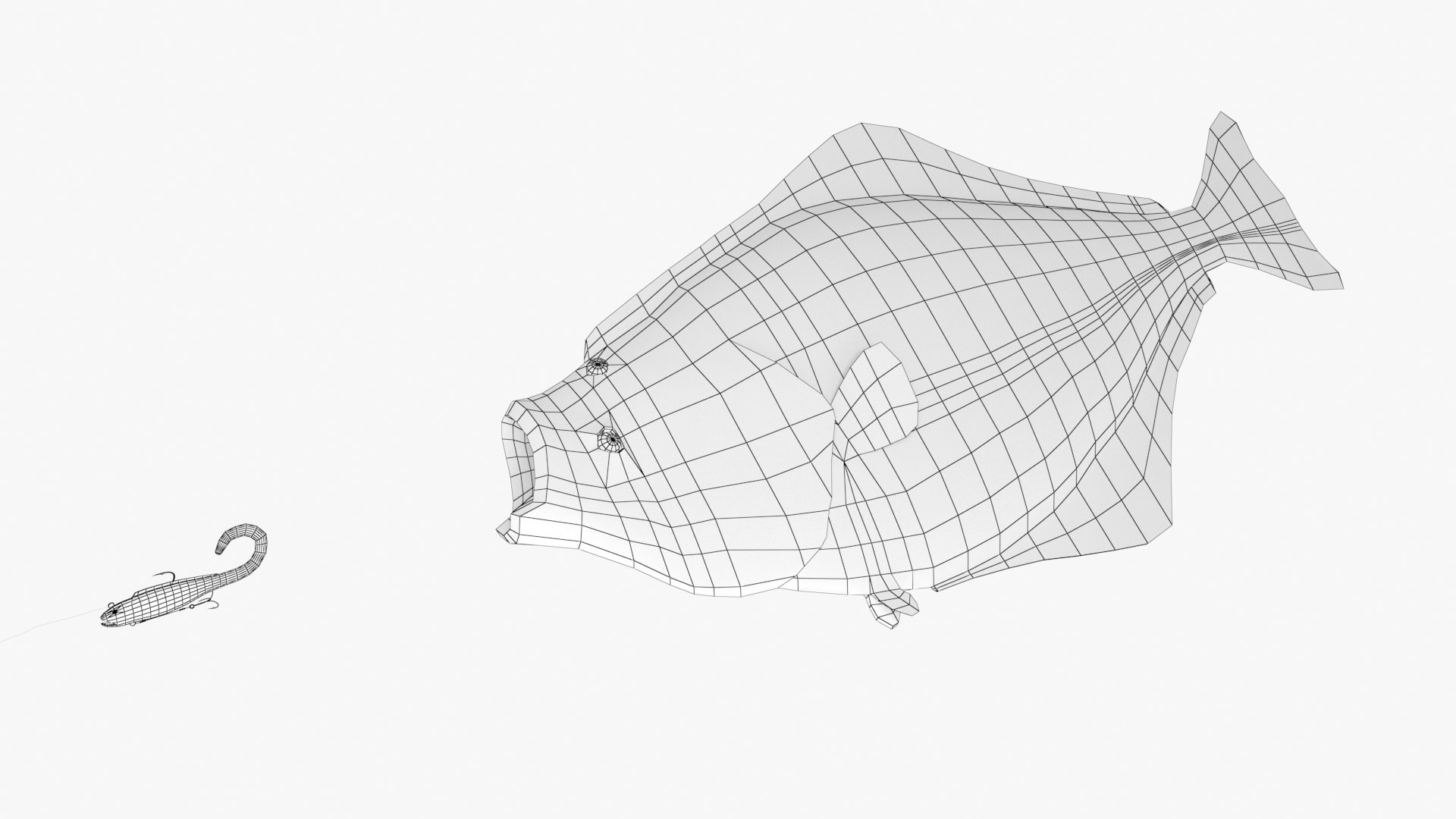 3D halibut fish model - TurboSquid 1694823