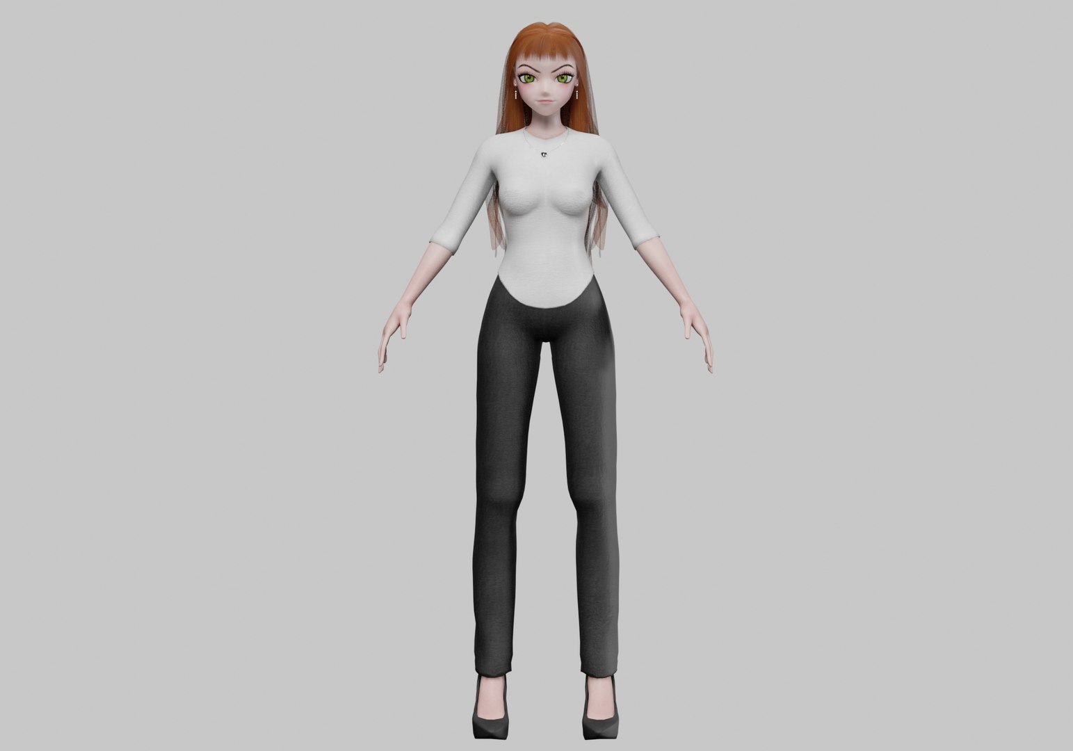 3D Classic Basic Girl V31860 Model - TurboSquid 2272353