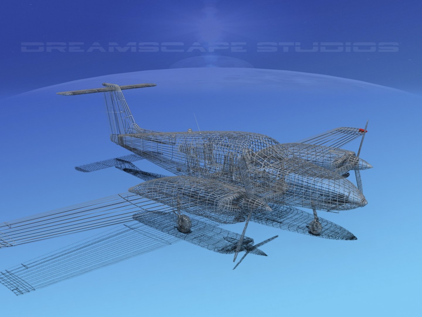 piper seminole pa-44-180t turbo 3d model