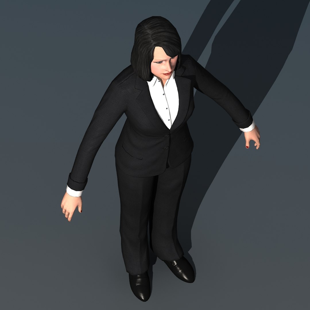 3d Model Resolution Human Female