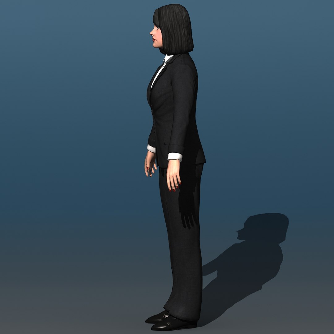3d Model Resolution Human Female