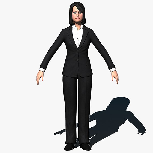 3d model resolution human female