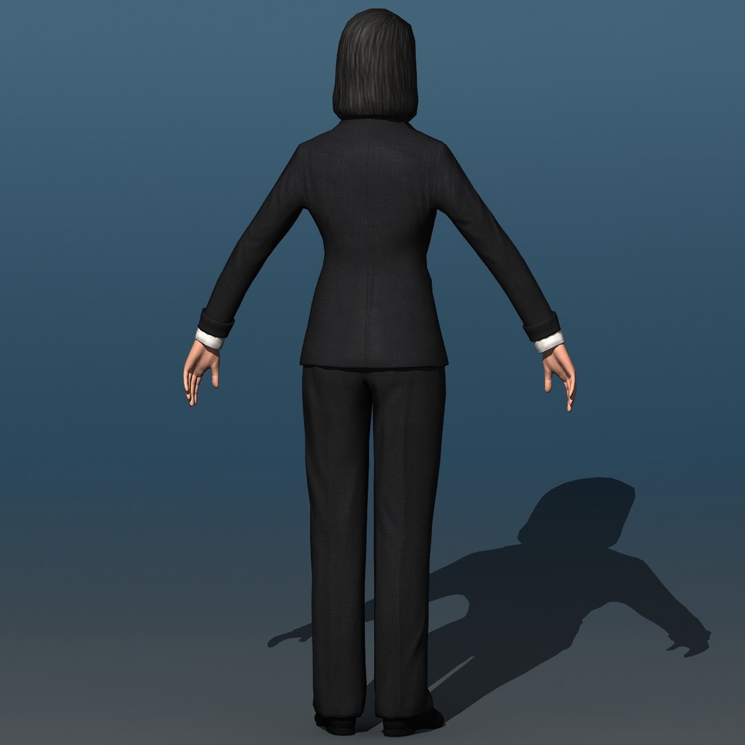 3d Model Resolution Human Female