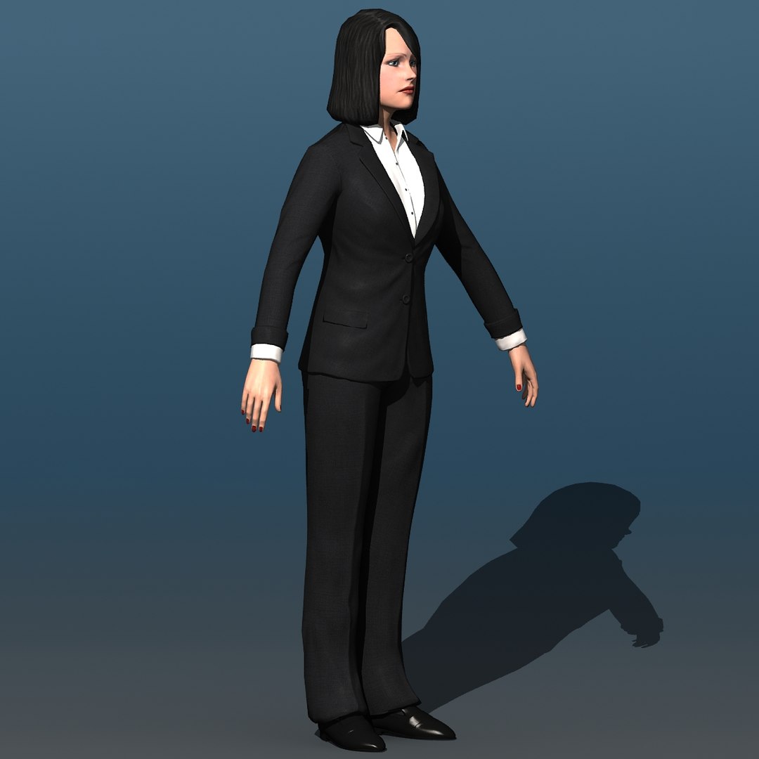 3d Model Resolution Human Female