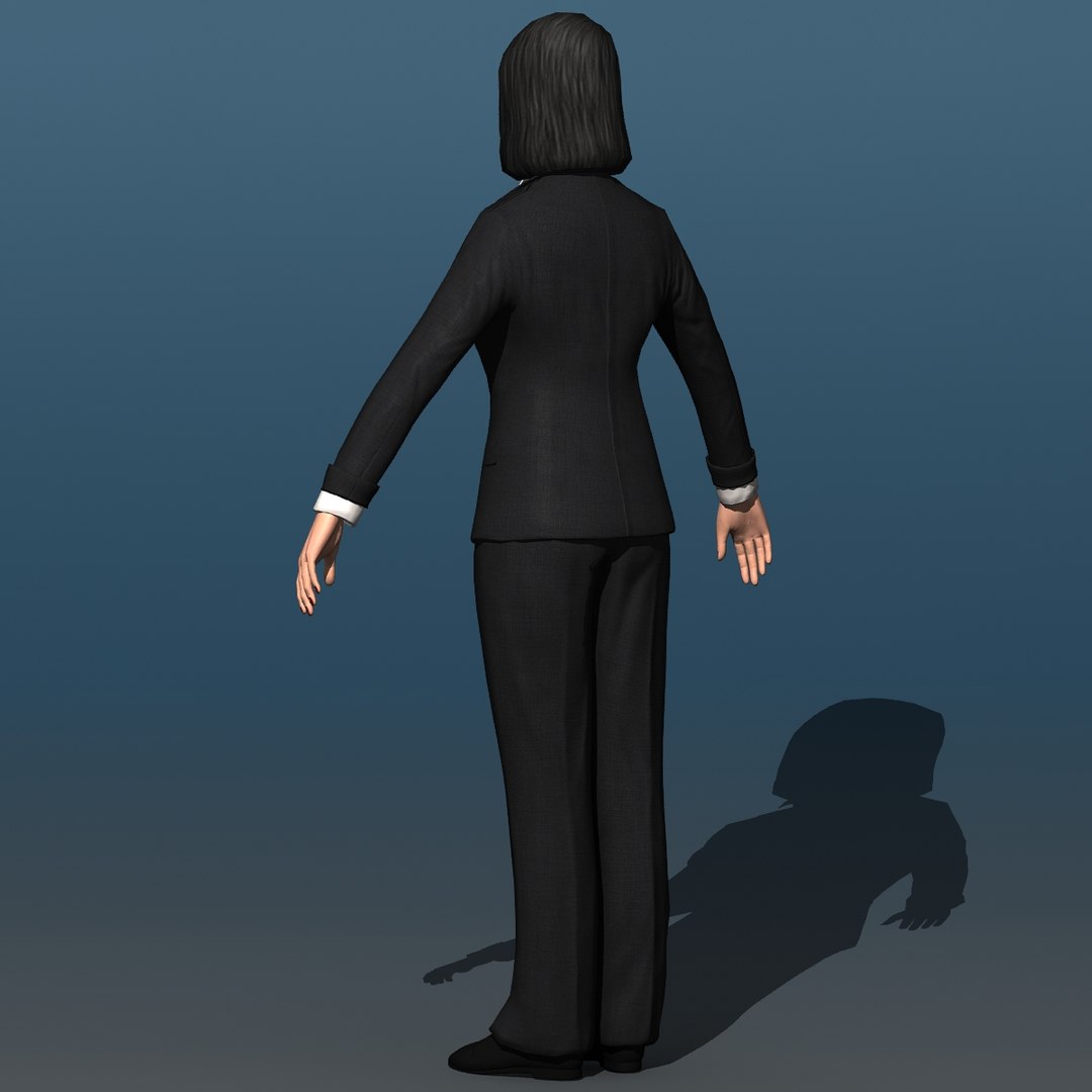 3d Model Resolution Human Female