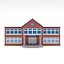 3D School Building Polys Model - TurboSquid 1338287