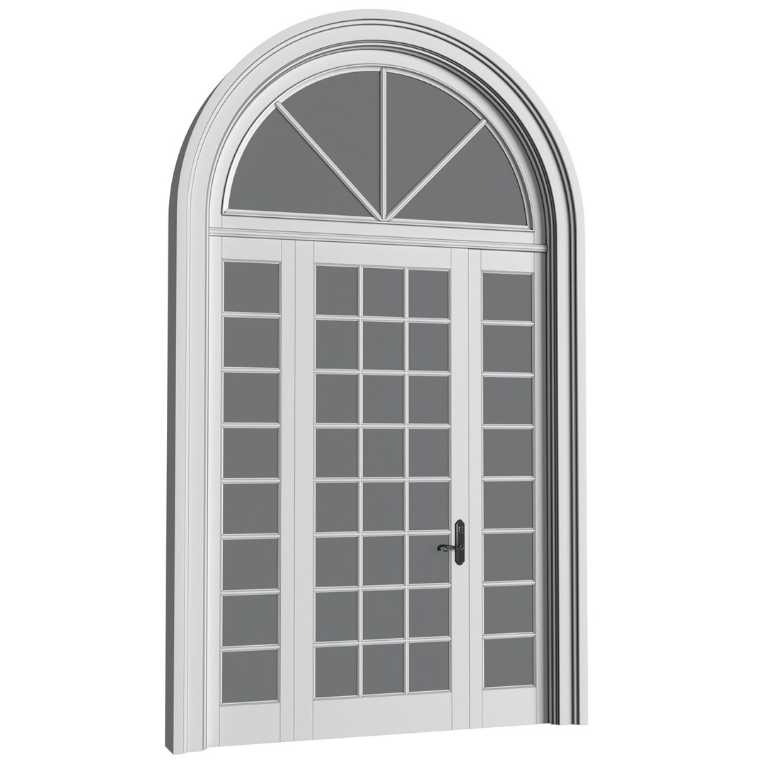 Arched Window In Classic Style 3D - TurboSquid 2077379
