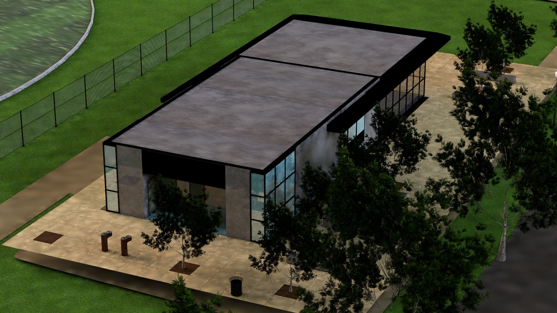 3D West Potomoc Park Model - TurboSquid 2106536