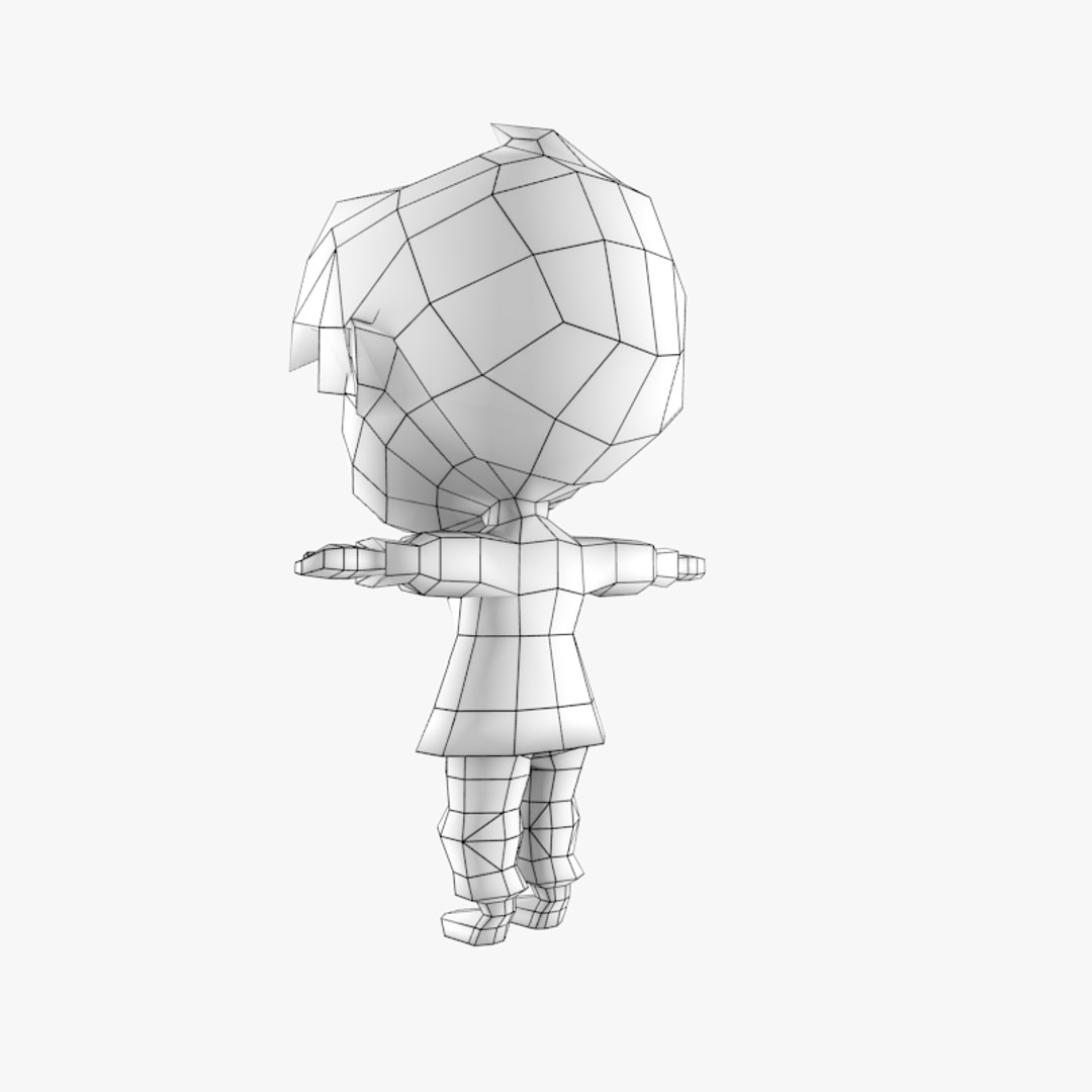 Chibi Boy 3D - TurboSquid 1308241