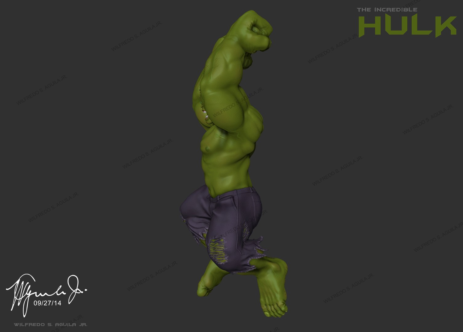 Incredible Hulk Mark Ruffalo 3d Model