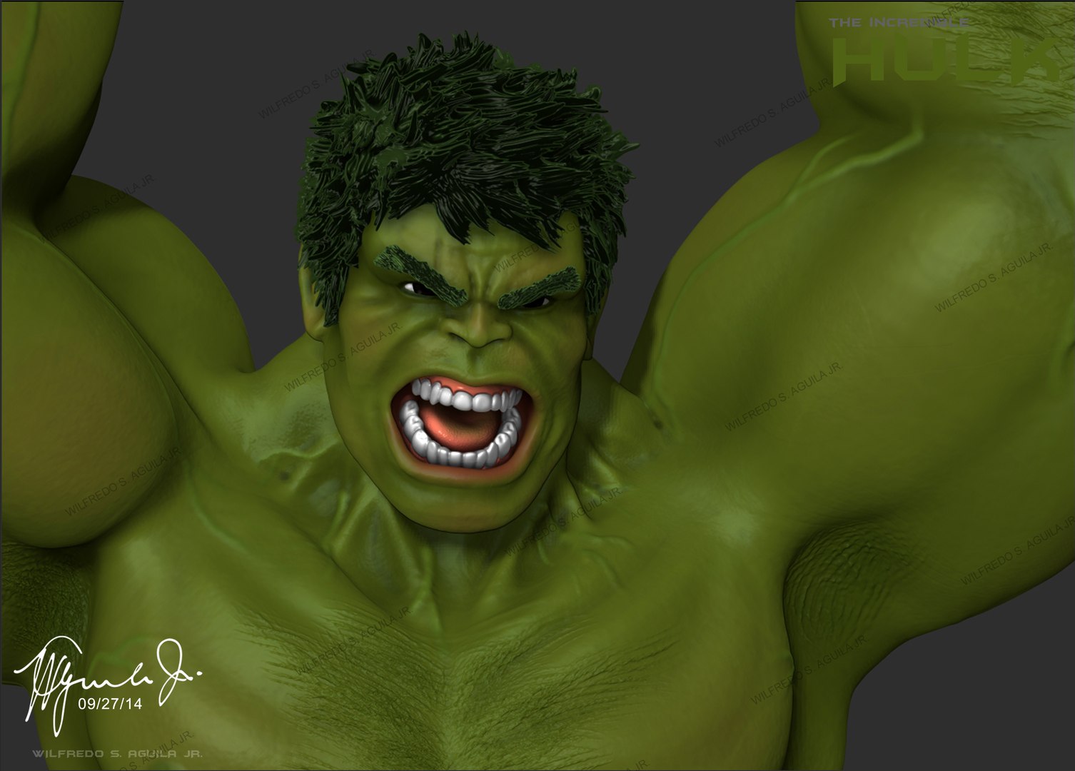 Incredible Hulk Mark Ruffalo 3d Model