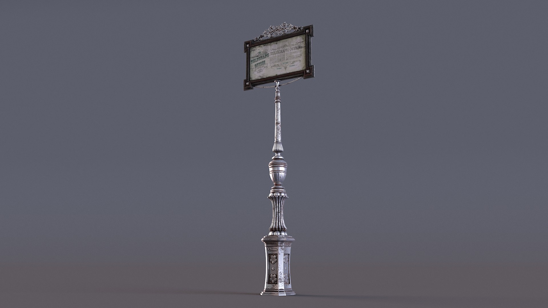 3D model Antique Sign - TurboSquid 2182682