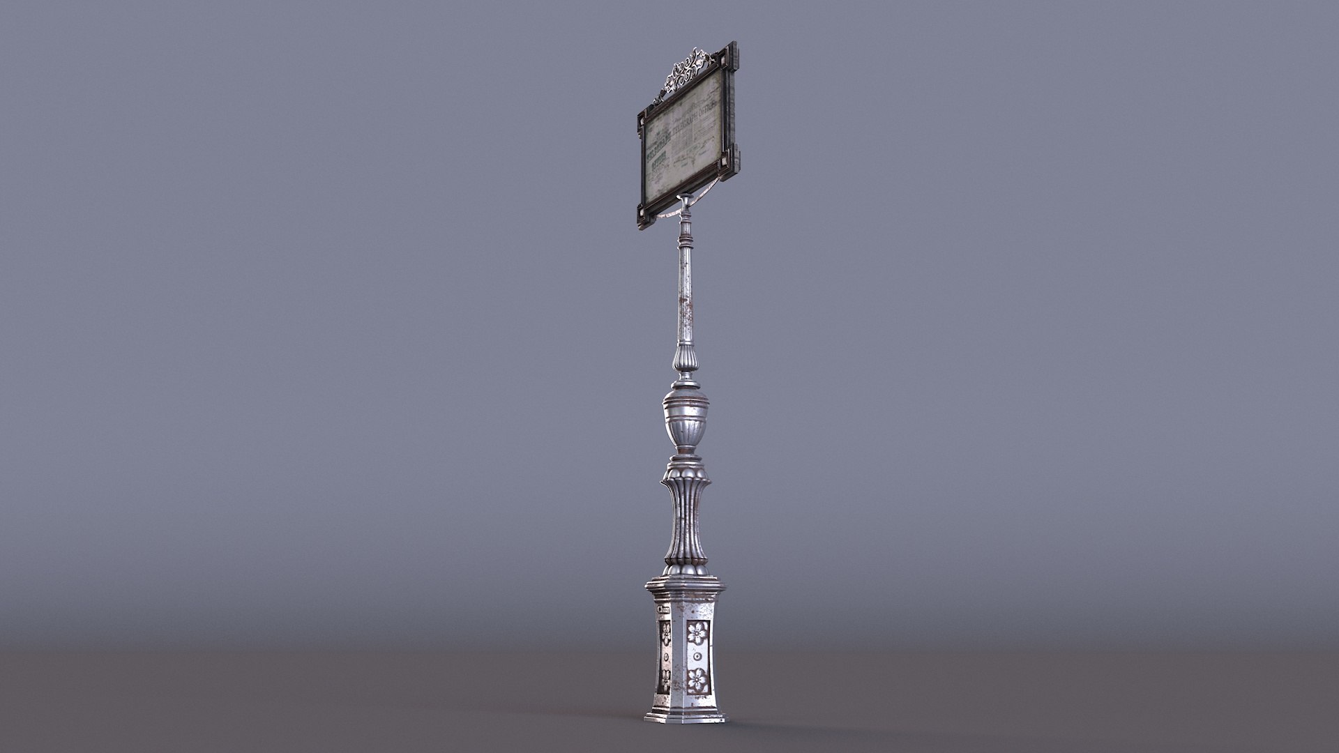 3D model Antique Sign - TurboSquid 2182682