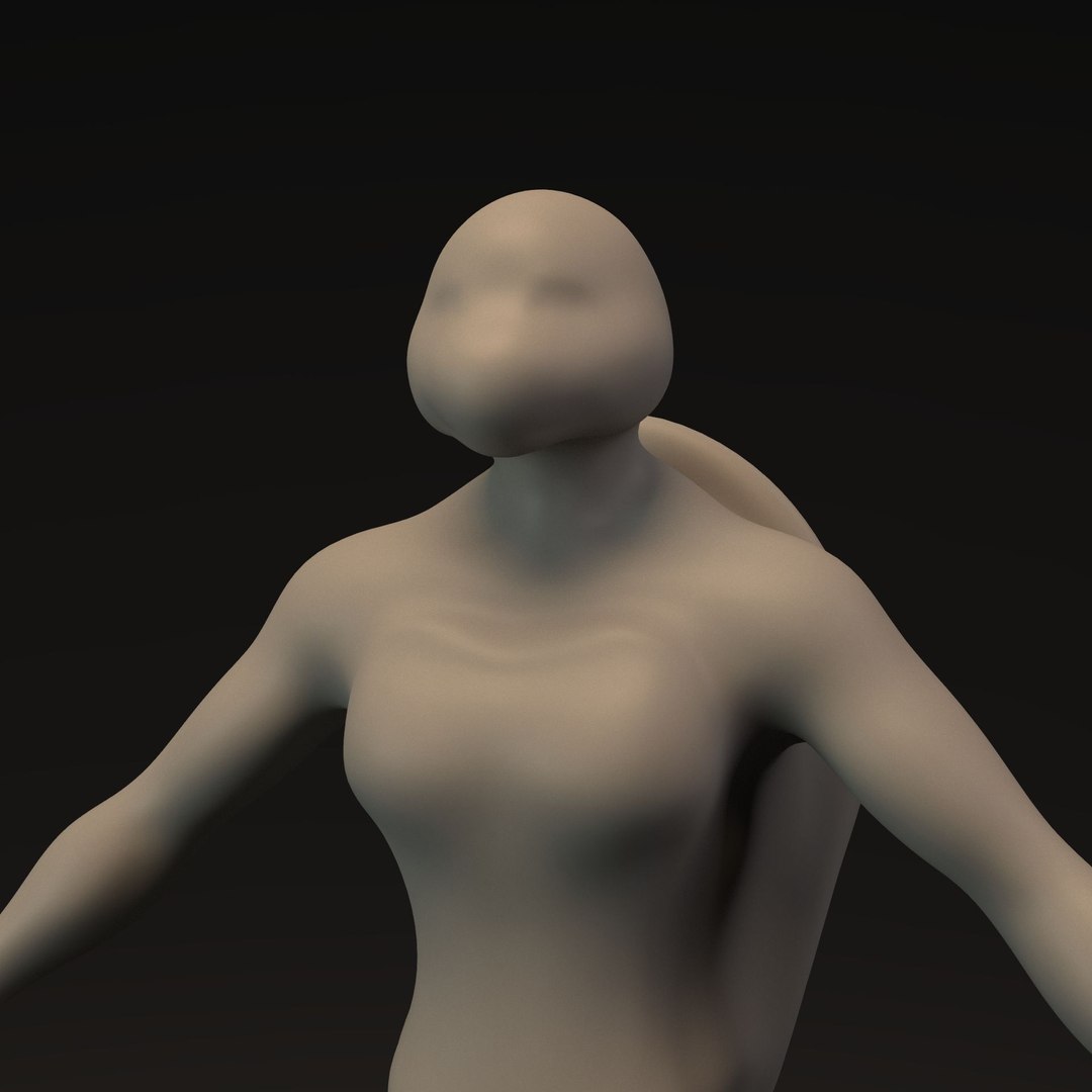 Ninja Turtle Female Basemesh 3D - TurboSquid 2284925
