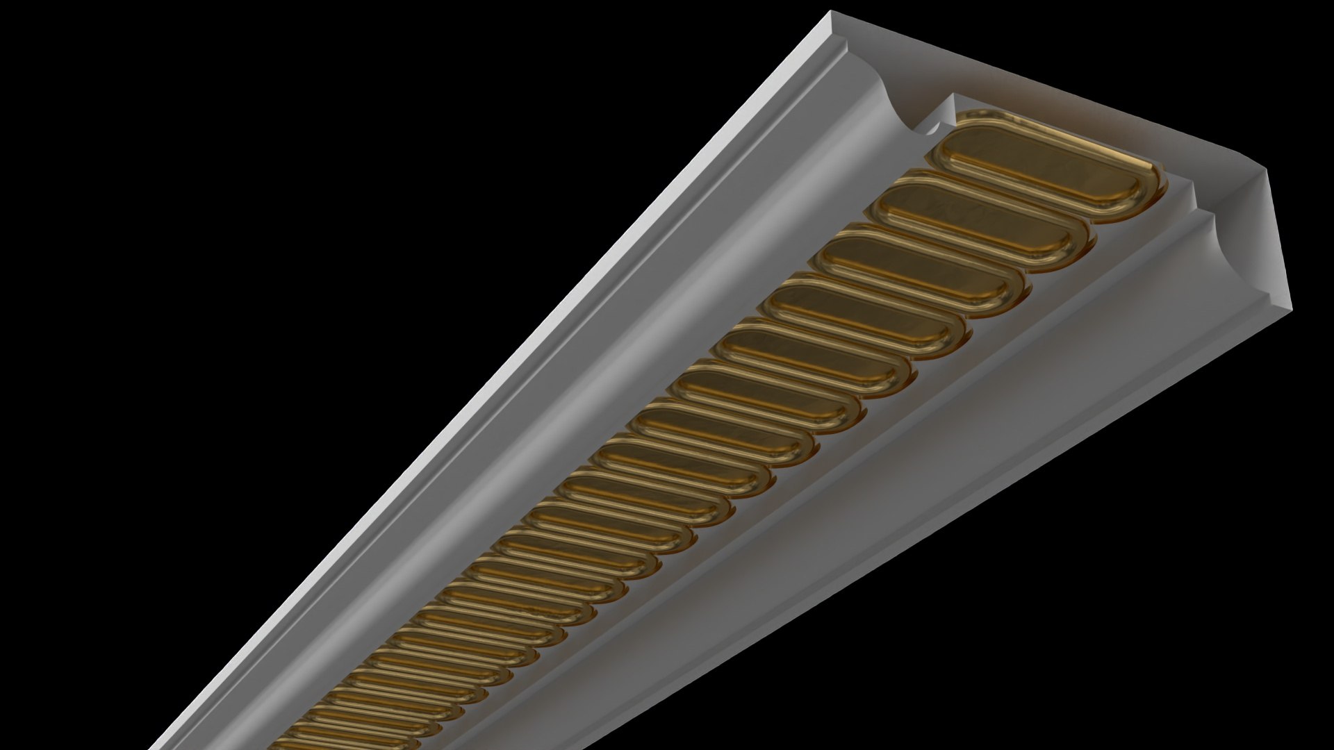 3D Patterned Cornice Gypsum Plaster DK23 - TurboSquid 1993172