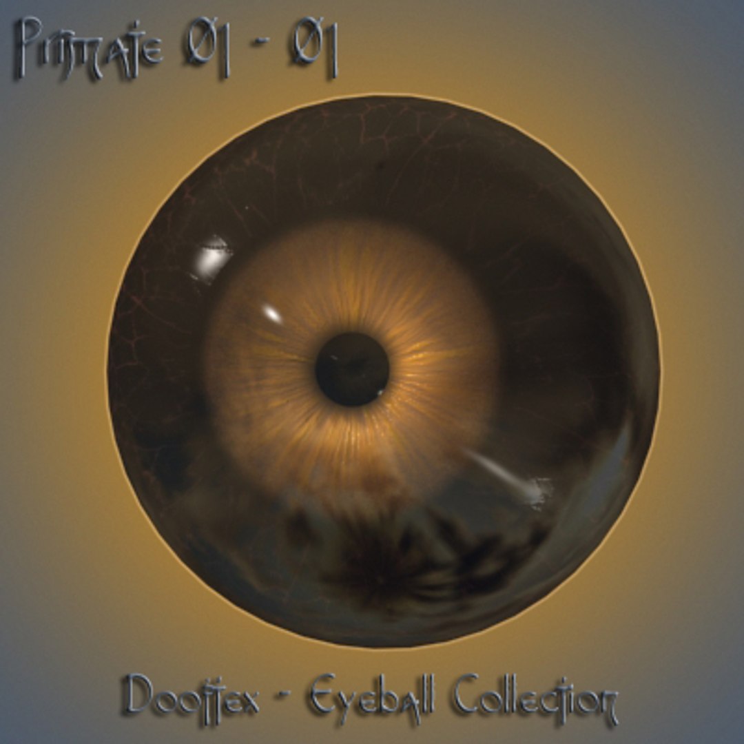 3dsmax primate eye pupil