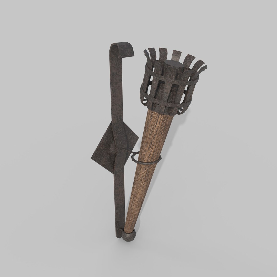 Wall Torch Model - TurboSquid 2252895