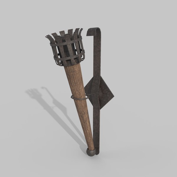 modelo 3d Antorcha de pared - TurboSquid 2252895