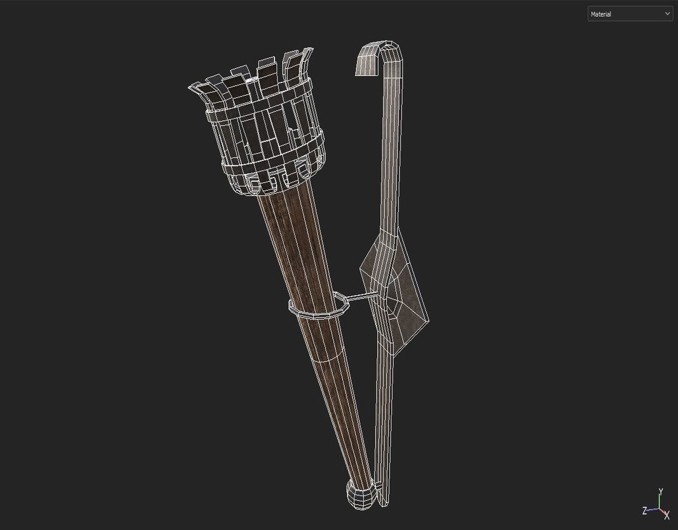 Wall Torch Model - TurboSquid 2252895