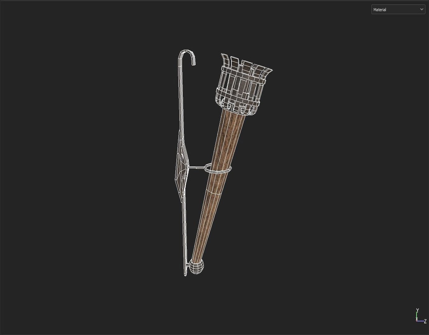 Wall Torch Model - TurboSquid 2252895