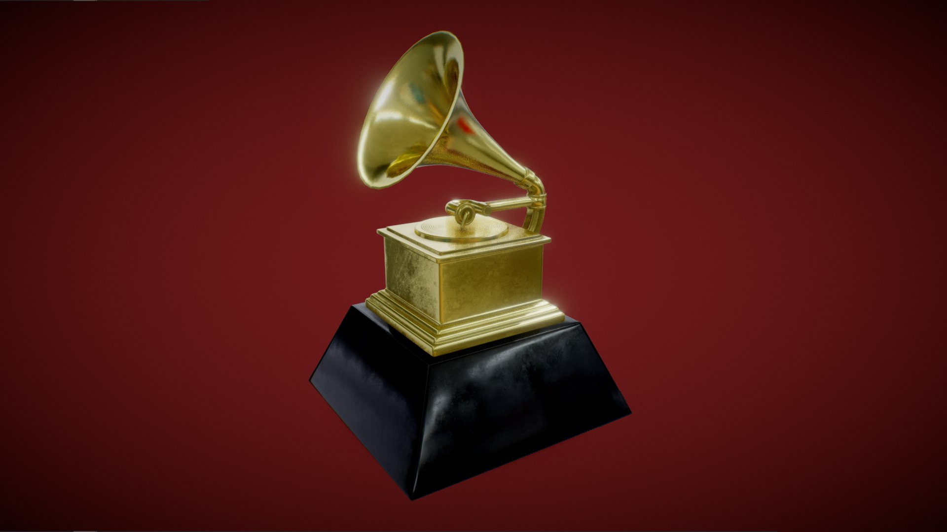 modelo 3d The Grammy Awards Statuette Trophy - TurboSquid 1993921