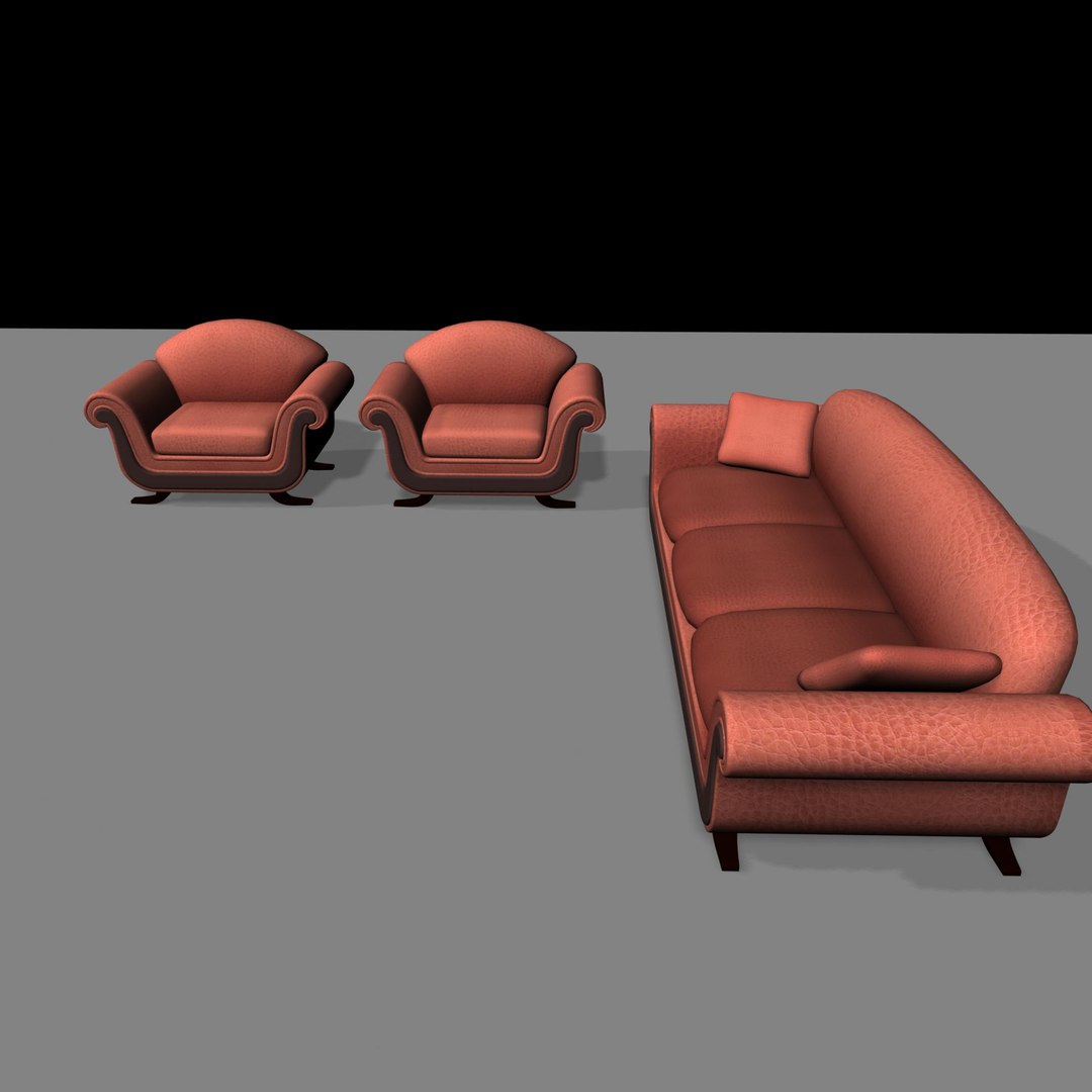 3d Model Sofa Set