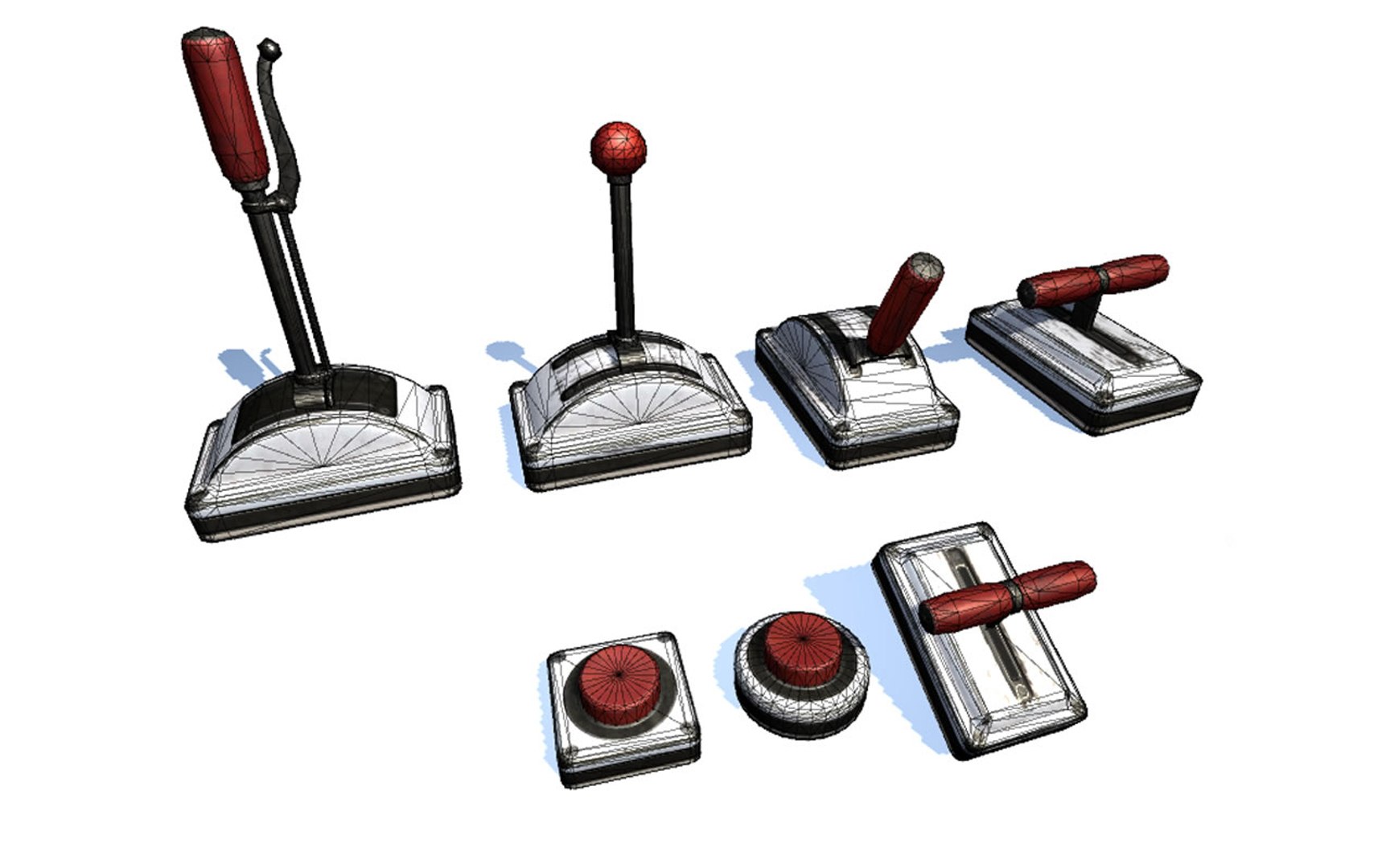 3D Model Toggle Switch Button Controller - TurboSquid 1508840