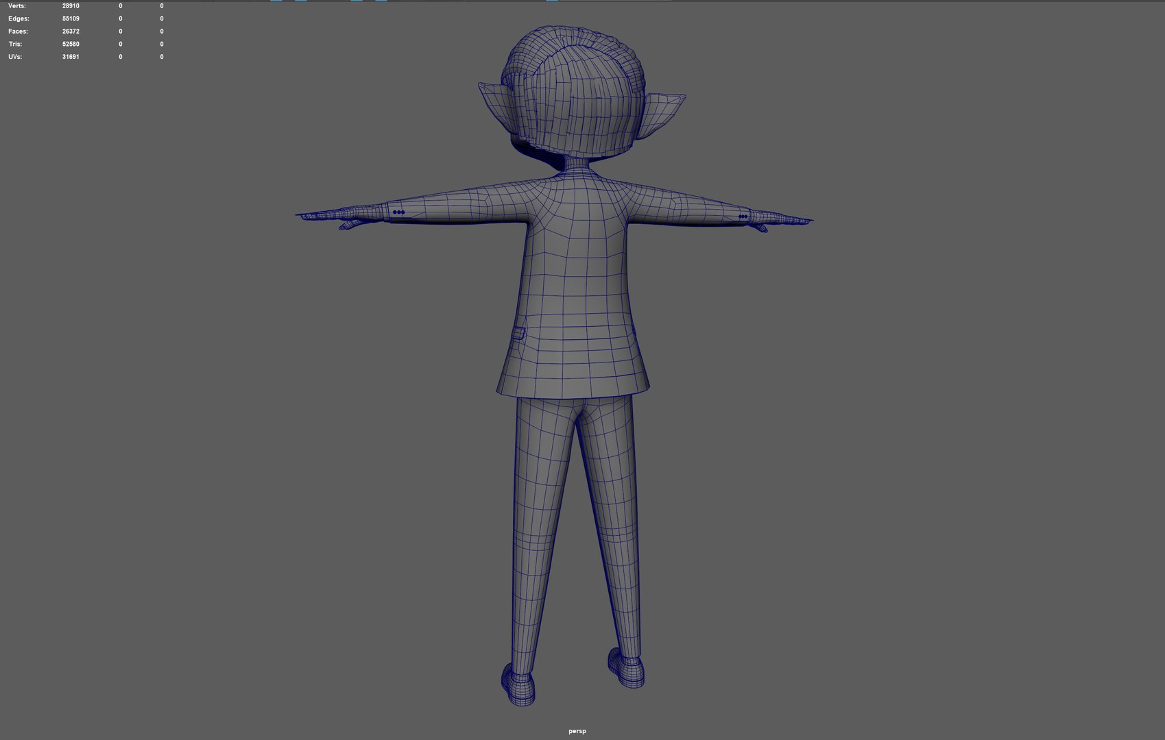 3D Semi-Realistic Male GHOST Character Without Rig - TurboSquid 2368183
