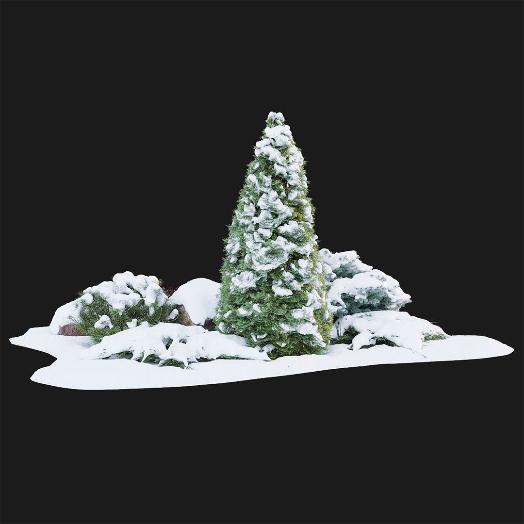 Alpine Hill 01 Winter 3D - TurboSquid 1826770