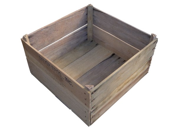 realistic wooden crate 3d max