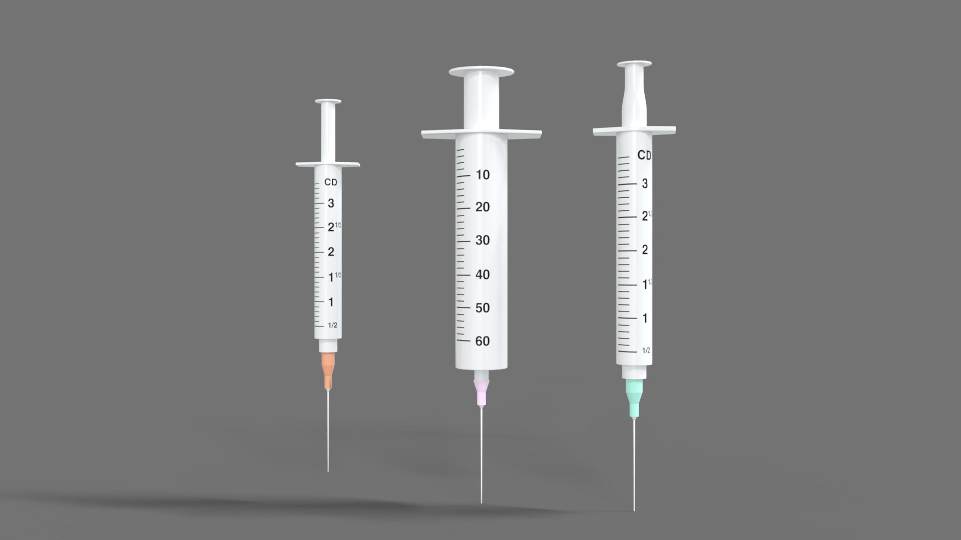 Syringe Medical Low-poly 3D Model 3D - TurboSquid 2340597