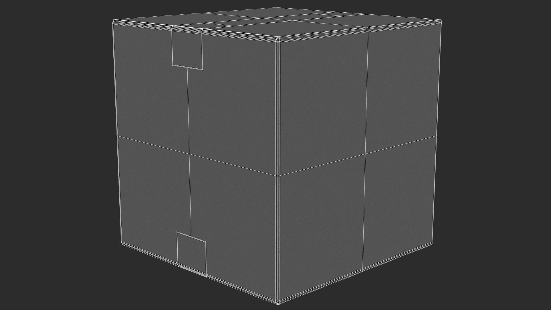 Cardboard Box 1 Closed 3D model - TurboSquid 2175834