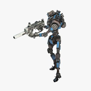 Future Sci-fi Security Robots 3D Model - TurboSquid 2279847