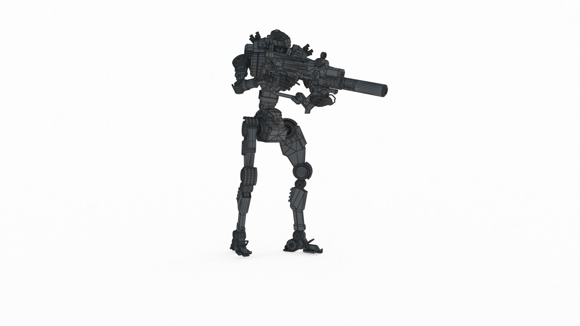 Future Sci-fi Soldier Robots 3D Model - TurboSquid 2271956