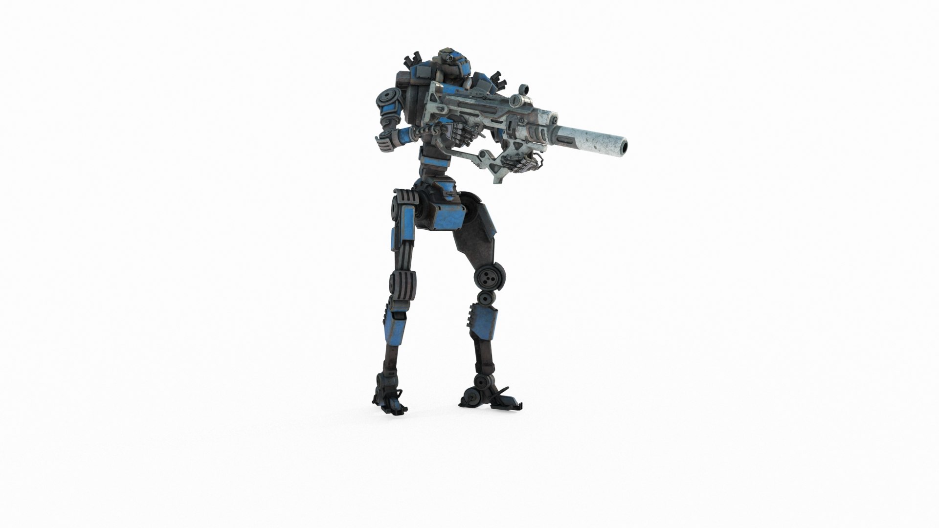 Future Sci-fi Soldier Robots 3D Model - TurboSquid 2271956