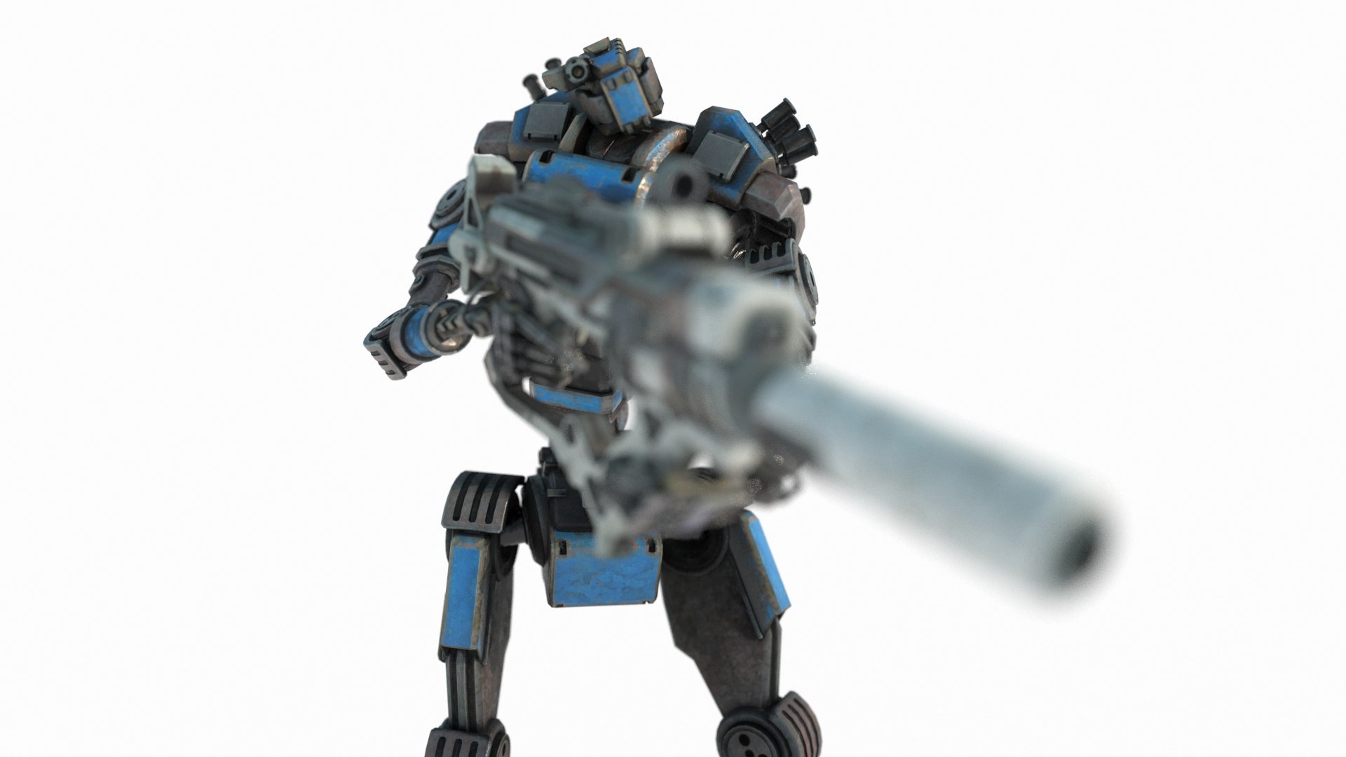 Future Sci-fi Soldier Robots 3D Model - TurboSquid 2271956