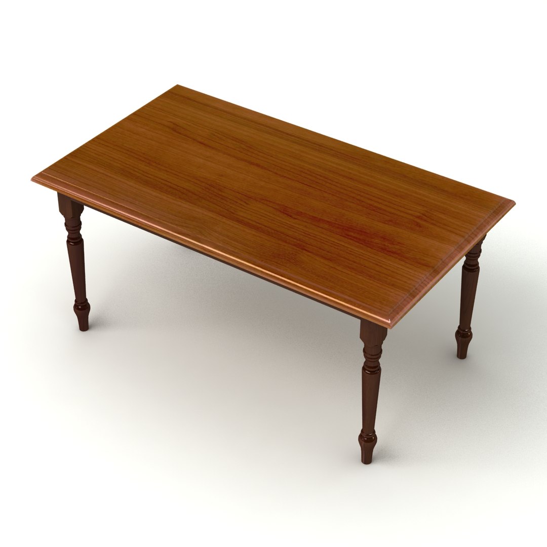 3d Table Dining Model