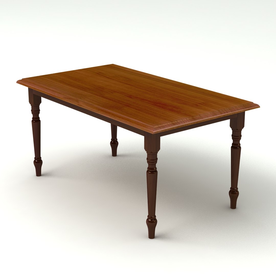 3d Table Dining Model
