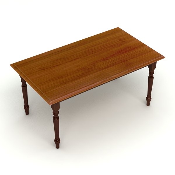 3d table dining model