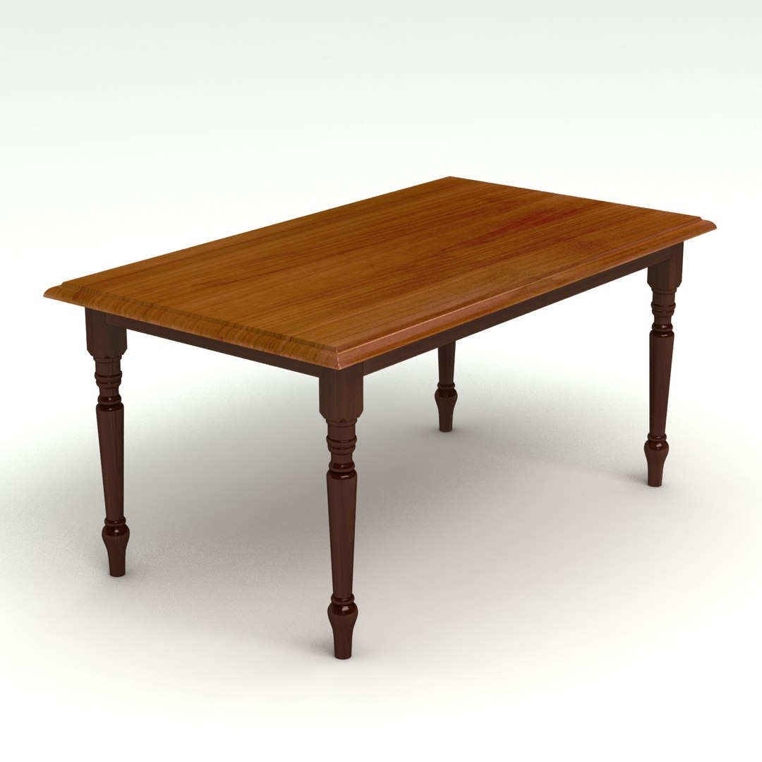 3d Table Dining Model